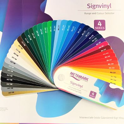 Metamark M4 - Glossy Semi-Permanent (Removable) Adhesive Vinyl – Sticky ...