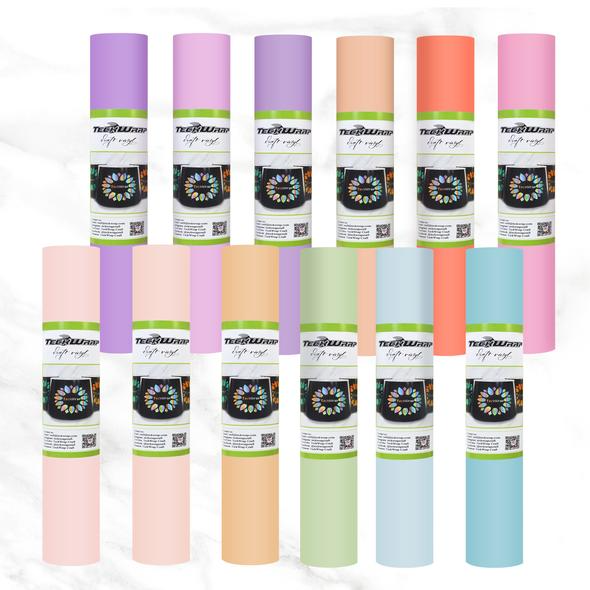 Matte 001M Series 1.52m Roll - TeckWrap Permanent Adhesive Vinyl ...