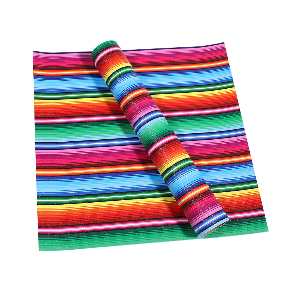 Multi-Coloured Rainbow Stripe - Permanent Adhesive Vinyl – Sticky Vinyl ...